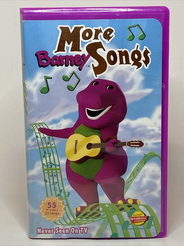 Barney: More Barney Songs (VHS, 1999, Purple Clamshell) 45986020413| eBay