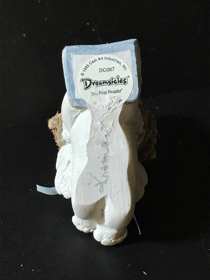 Dreamsicles DC087 “My First Reader” Kristen ‘94 Hand Painted Plaster ...