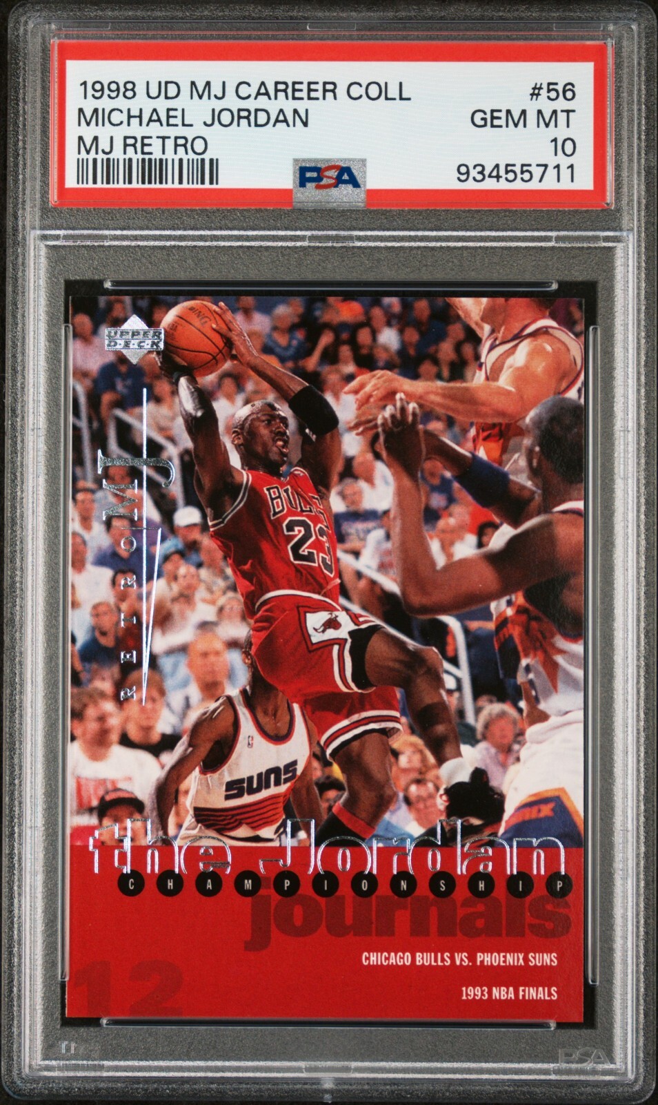 1998 Upper Deck MJ Career Collection - Retro MJ Michael Jordan #56 for ...