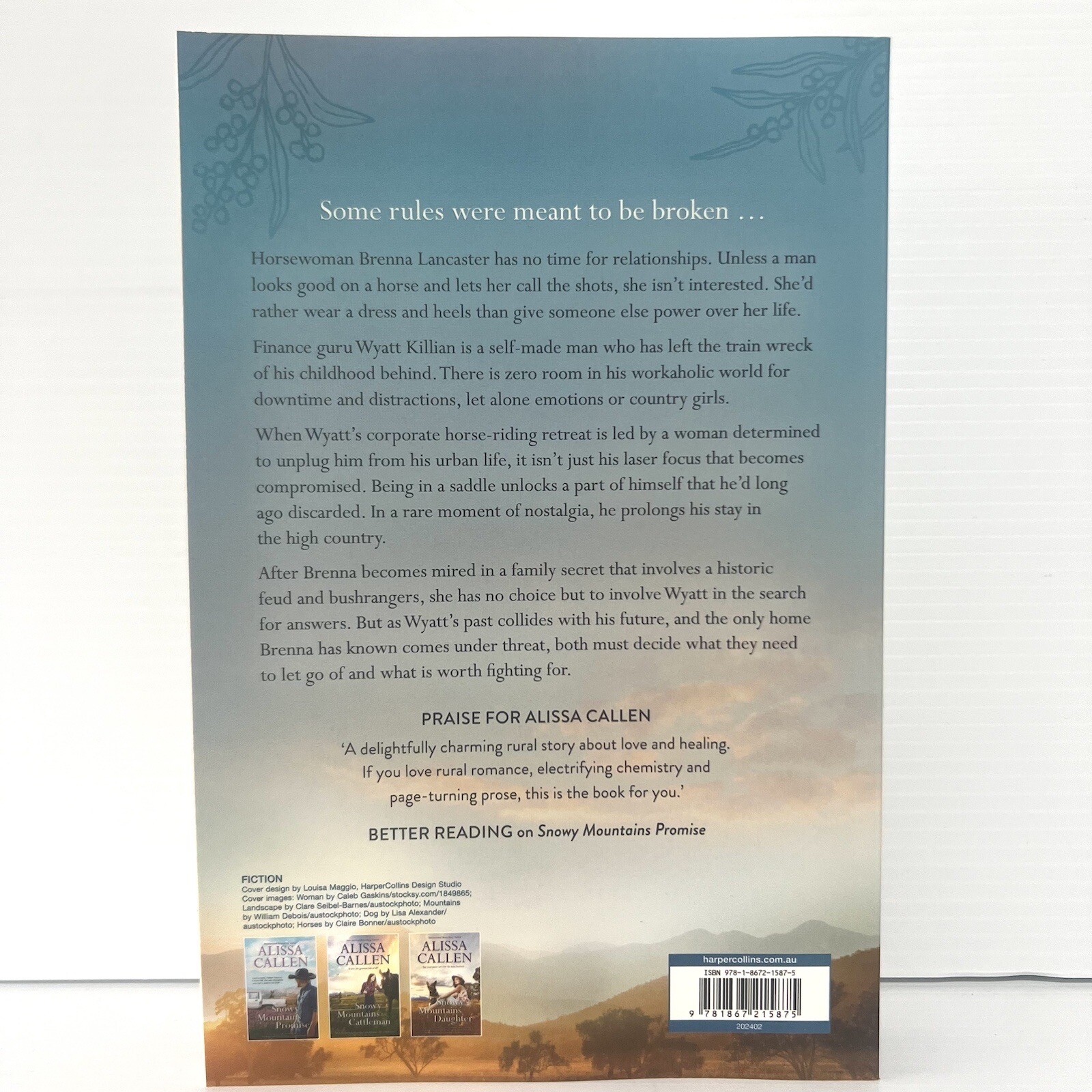 Snowy Mountains Dawn by Alissa Callen Bundilla Large Paperback Outback ...