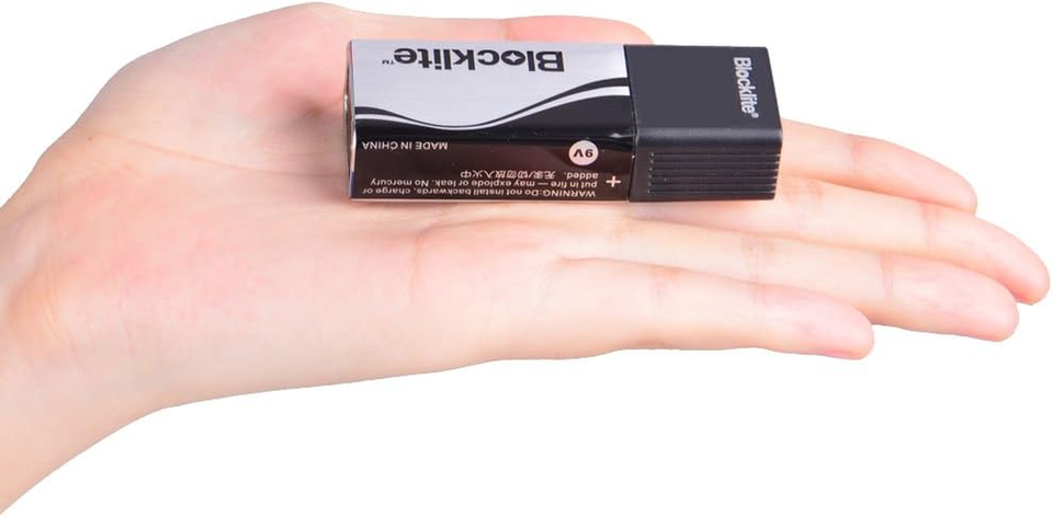 LED Flashlight Mini Flashlight Light Including 9 Volt Battery ...