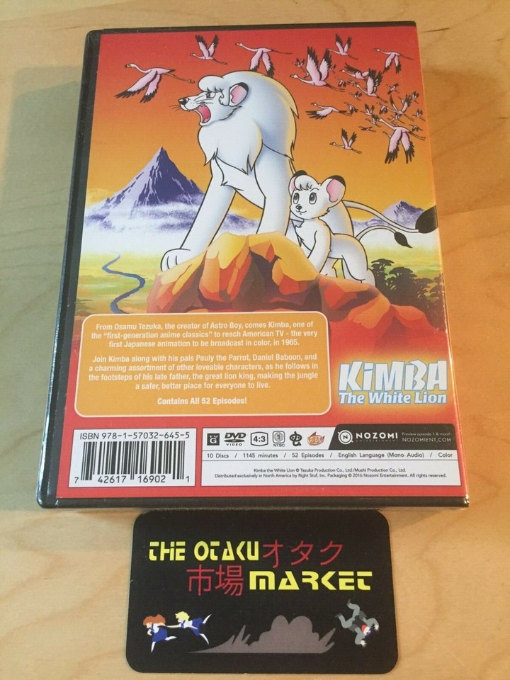 Kimba the White Lion complete series / NEW anime on DVD from Nozomi | eBay