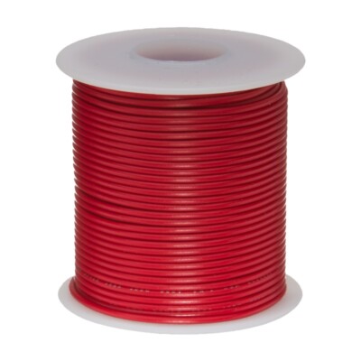 10 AWG Stranded Hook Up Wire, Red, 25 ft, 0.187" Dia, UL3173, 600V | eBay