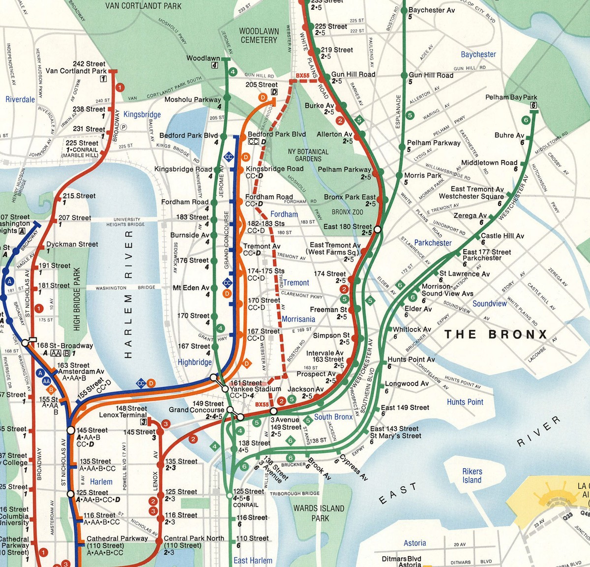 Large Print Nyc Subway Map
