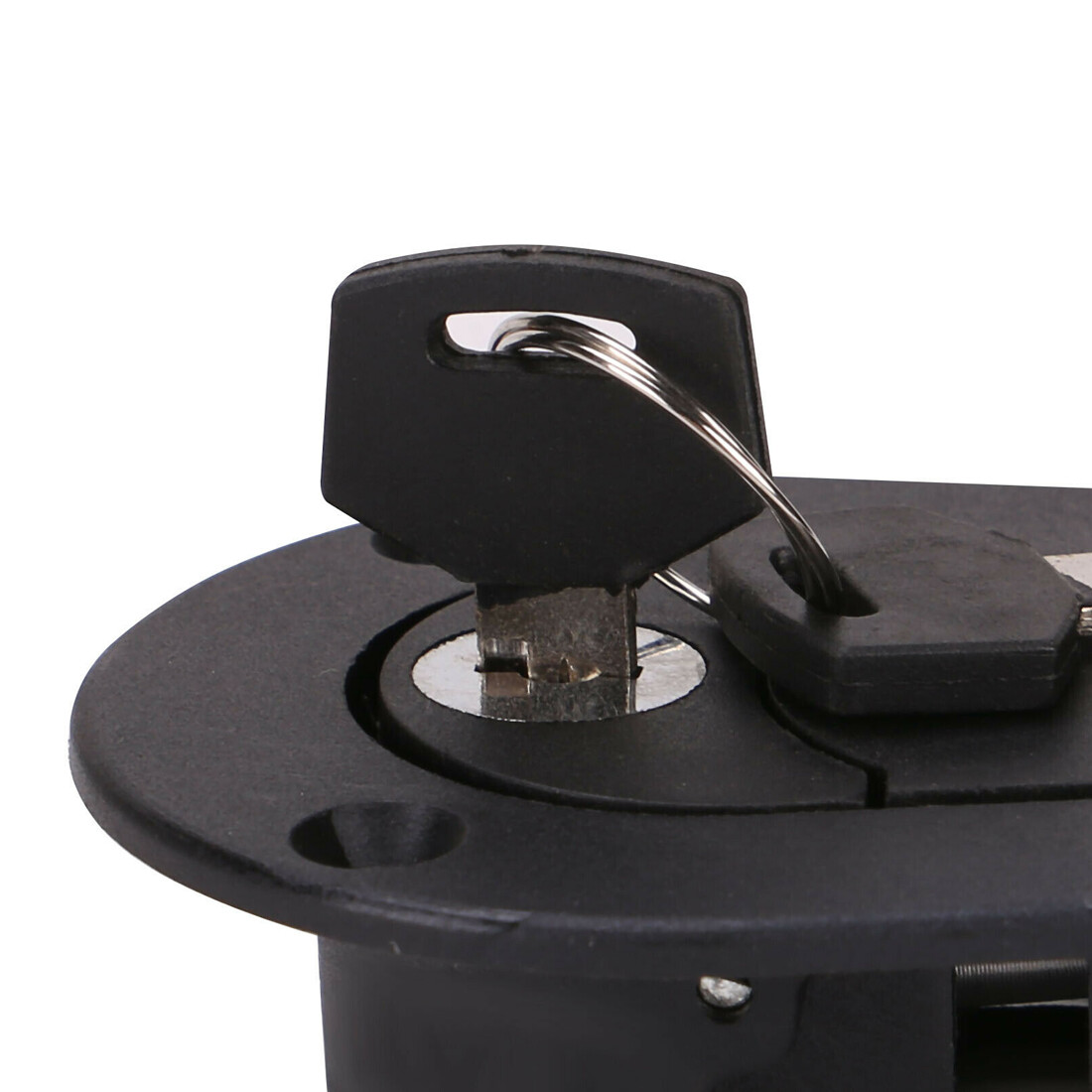 Black Plus Flush Quick Release Bonnet Latch Catches Locking Pins Kit ...