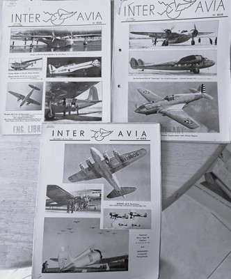 INTERAVIA, 3 Issues Jan + Mar 1939, January 1940, International ...