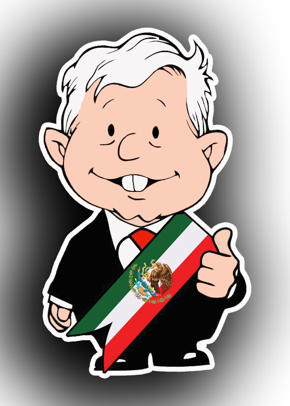 Amlito Lopez Obrador AMLO Presidente Precision Cut Decal 5" TALL | eBay