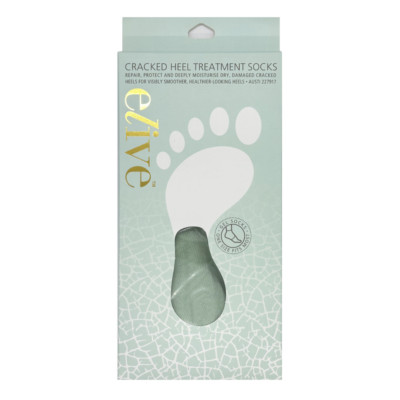 Elive by Révive Cracked Heel Gel Socks Repair Soften Exfoliate One Size ...