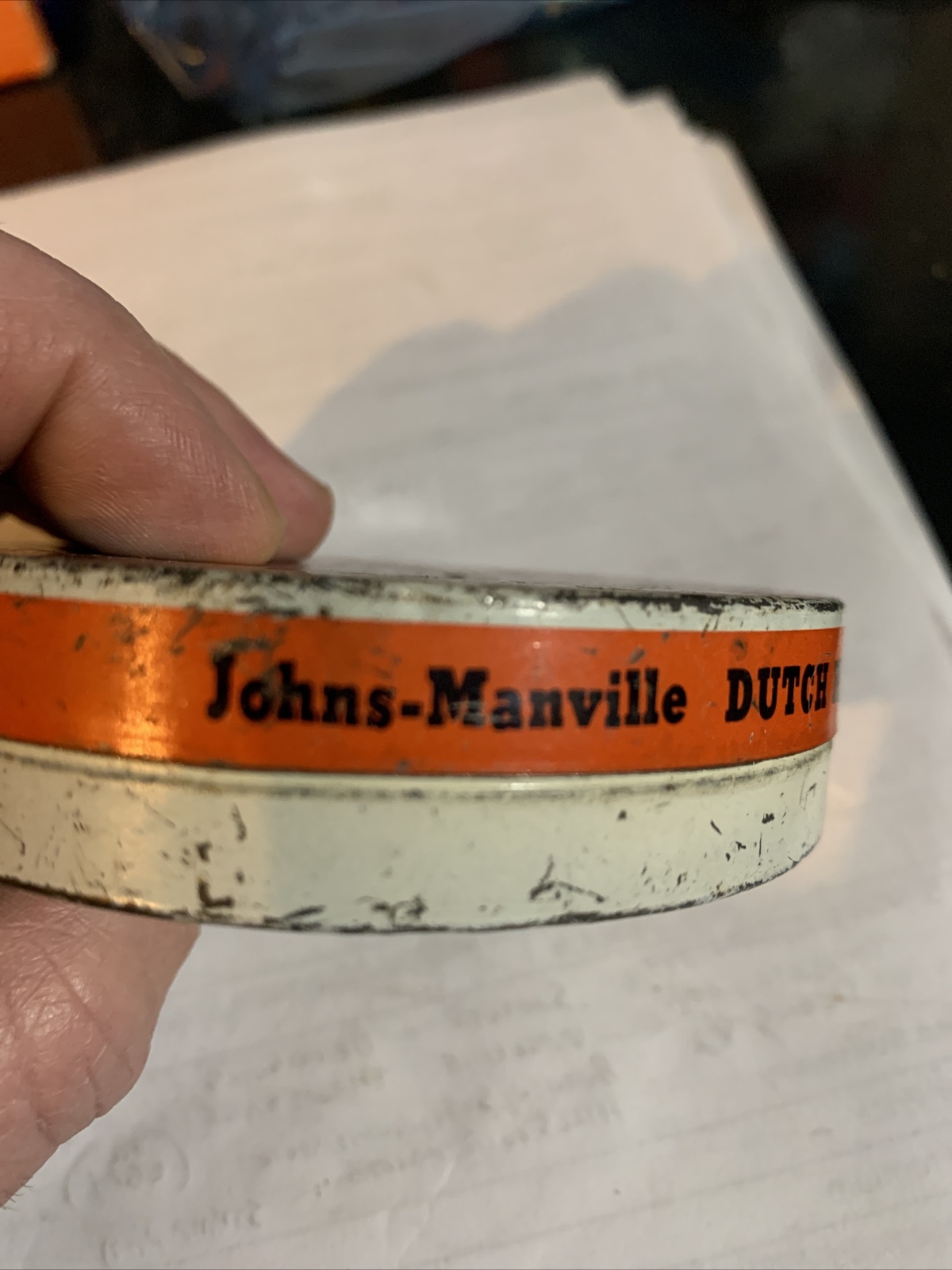 Dutch Brand Electrical Tape Tin 166 Plastic Litho W/ Tape Johns ...