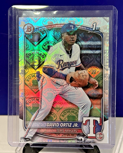 2025 Bowman David Ortiz Jr 1st Bowman-Retro Bowman Logo | eBay