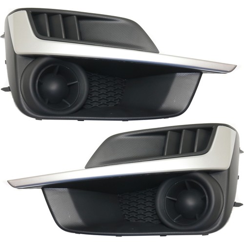 2PCS Fog Light Cover For 15-16 Subaru Impreza Textured 57731-FJ400 ...
