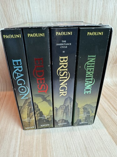 Inheritance Cycle 4-Book Paperback Boxed Set Eragon Eldest Brisingr ...