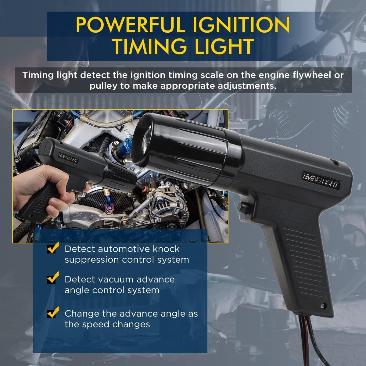 Engine Timing Light Gun 12V Ignition Auto Timing Tester for Car ...