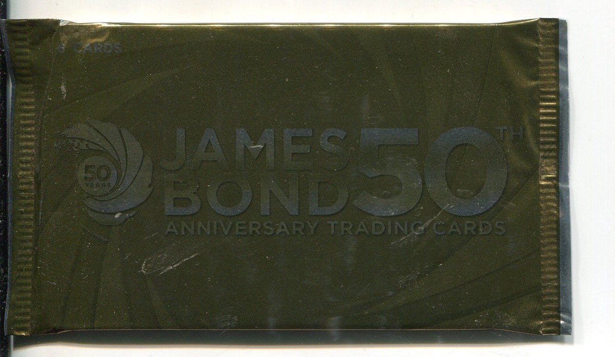 James Bond 50th Anniversary Cards Memorabilia And Promotional Material