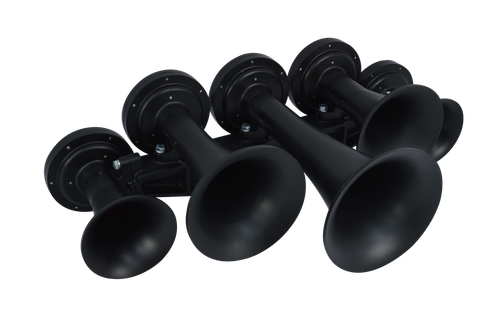 Nathan AirChime K5LA 150dB Extra Loud Train Air Horn Powder Coated ...