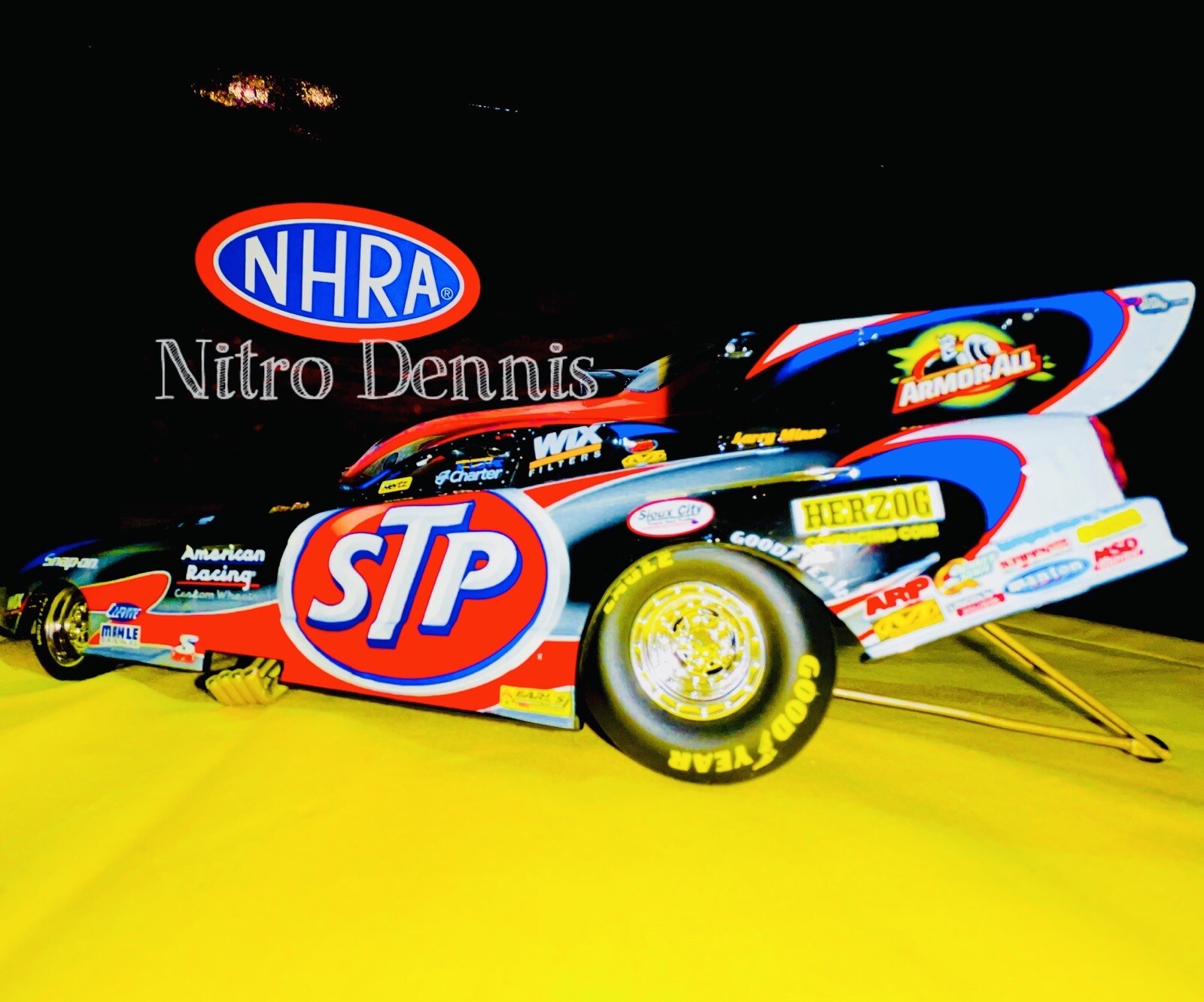 NHRA Tony PEDREGON “RARE” Drag RACING Top Fuel NITRO 1:24 Diecast STP ...