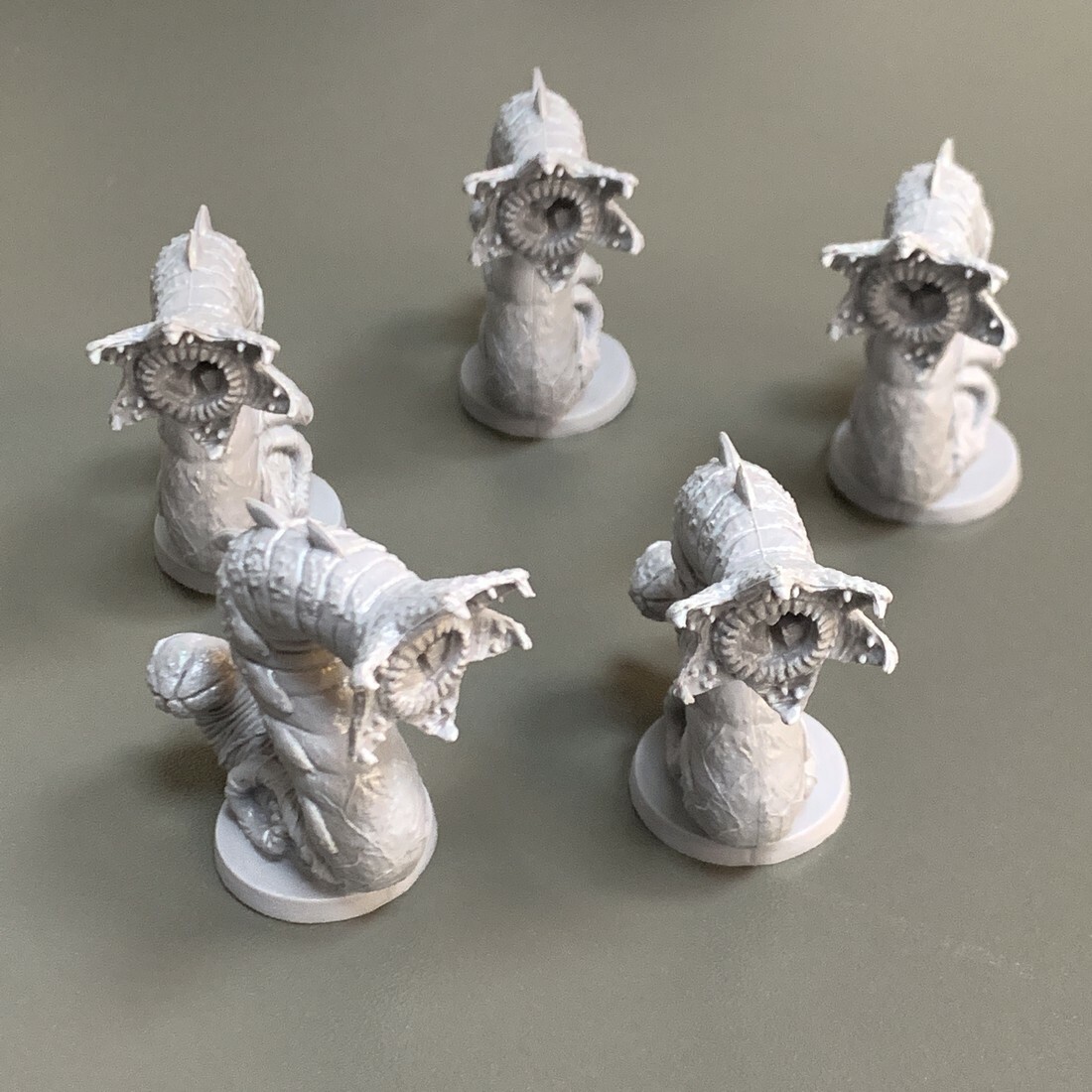 Lot Alpha Worm Crawler Cultist Zombies Mech Miniatues Alone Board Game ...