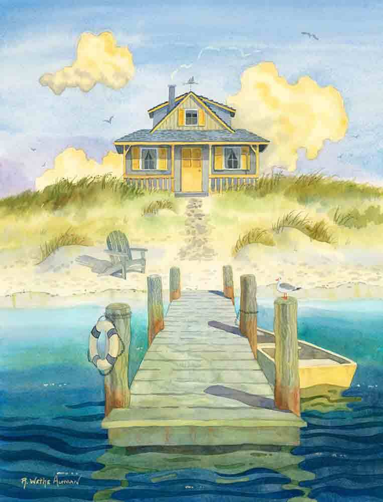 Coastal Accent & Decor Tile Robin Wethe Altman Landscape Art RWA013AT ...