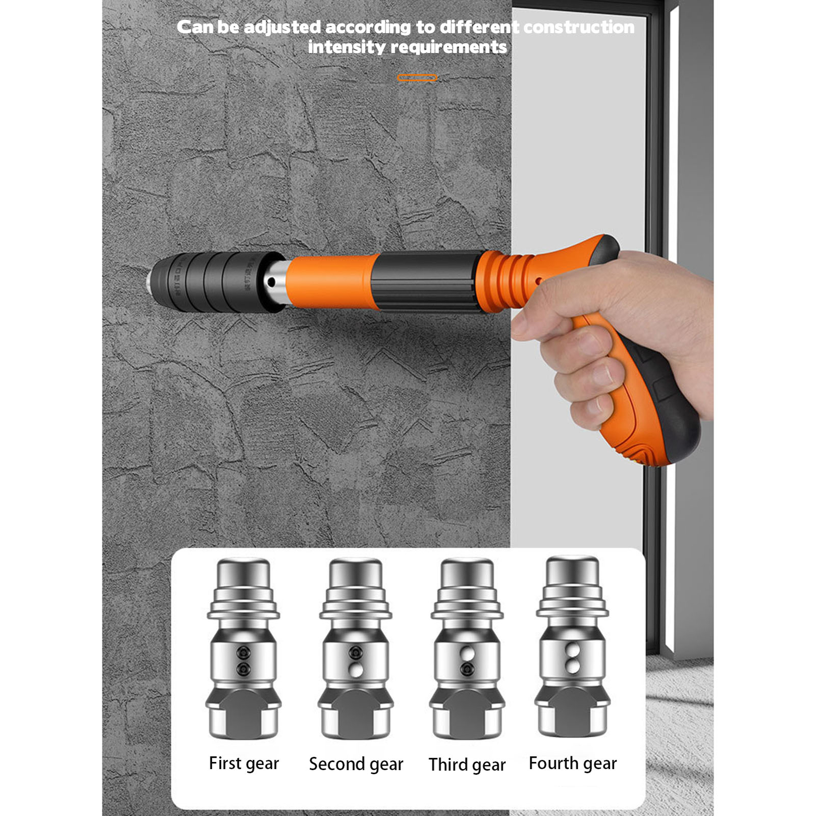 Manual Steel Nail Gun w/ 50 Pcs Round Nails Silencing Mini Nail Gun ...