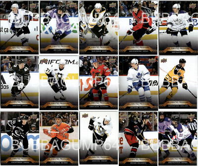 2025 UD TIM HORTONS ROOKIES CELEBRATED PRODIGIES COMPLETE 15 CARD ...