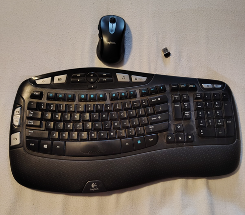 Logitech MK550 Comfort Wave K350 Keyboard / M510 Mouse With Receiver ...