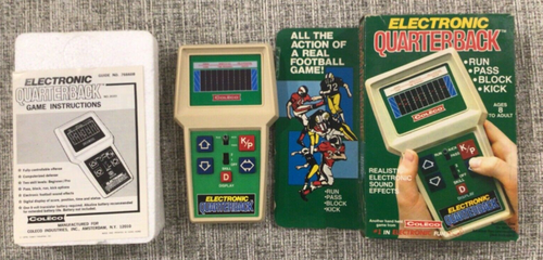 COLECO Electronic Quarterback Handheld Football Game 1978 with box ...