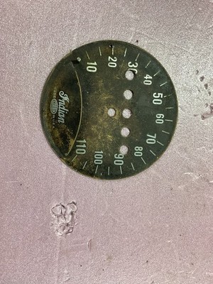 antique Vintage Indian Motorcycle Orginial 110 Corbin Speedo Dial | eBay