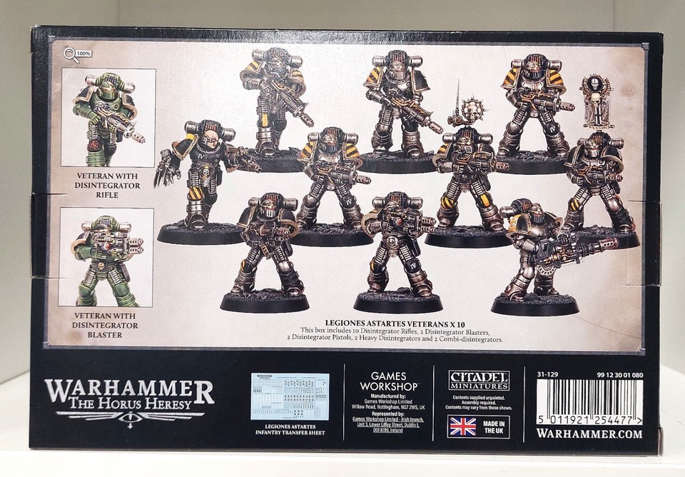 Warhammer Horus Heresy Mkii Veteran Squad Disintegrator Weapons Single ...