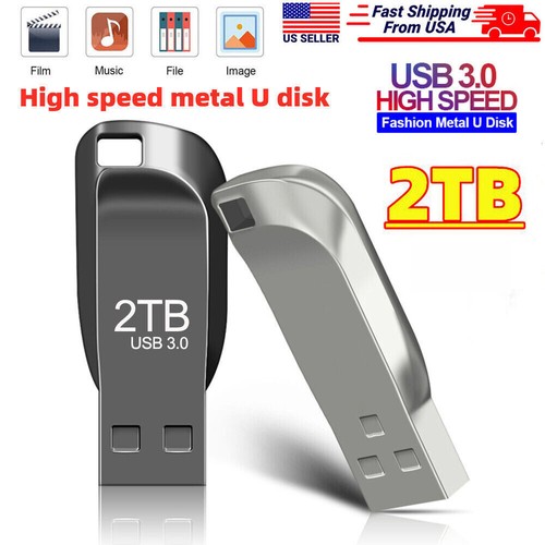 2TB Flash Drive USB 3.0 U Disk Type C Thumb Memory Stick Pen PC Laptop ...