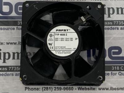 Lot of (6) Papst Cooling Fan use in Heller Reflow Ovens TYP 4656 Z w ...