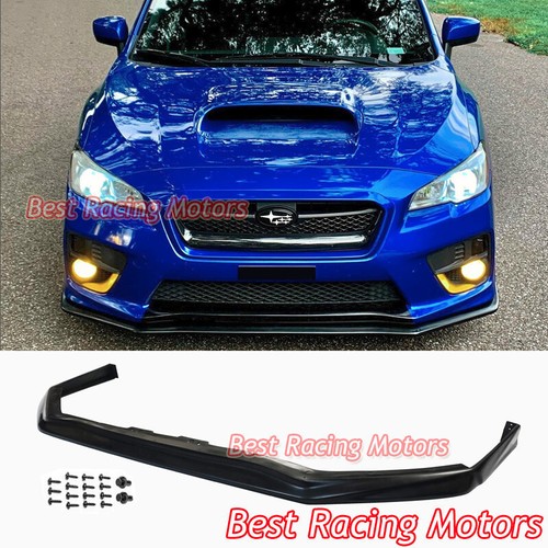 For 2015-2017 Subaru WRX STi VR Style Front Bumper Lip (Urethane) | eBay