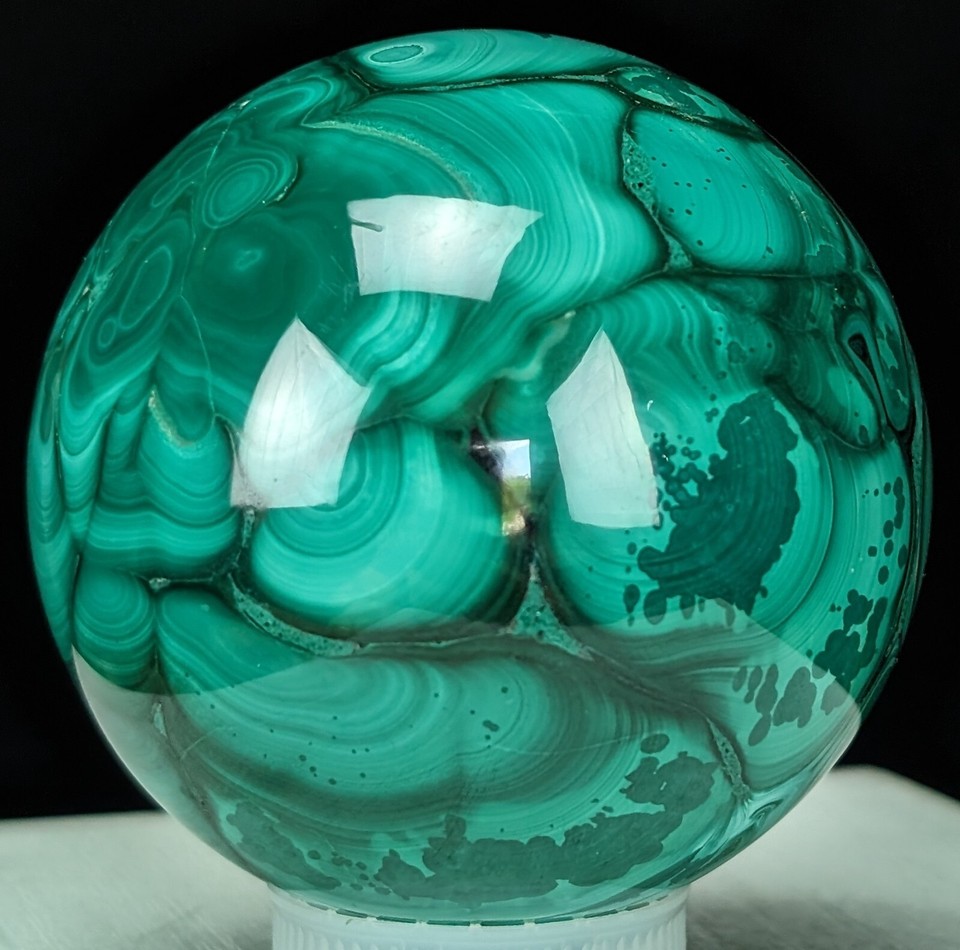 Malachite Sphere Crystal Ball Orb Large Big Gemstone | eBay
