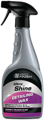 Pro Finish Car Wax Quick Detailer Spray Wax Gloss Boost 500ml | eBay UK