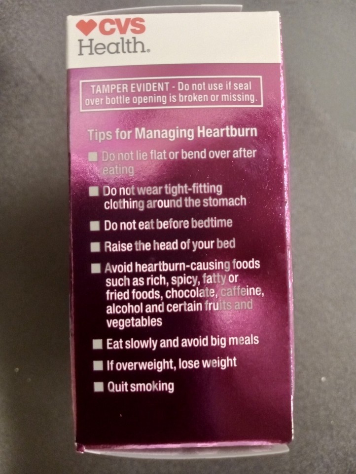 CVS Health Omeprazole (Prilosec) Delayed Release Acid Reducer 20mg 42 ...