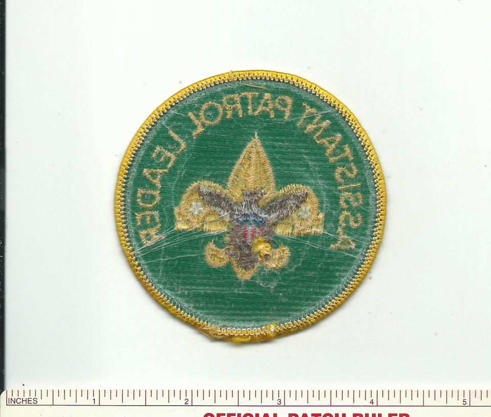CM SCOUT BSA ASSISTANT PATROL LEADER PATCH FDL APL TROOP POSITION BADGE ...