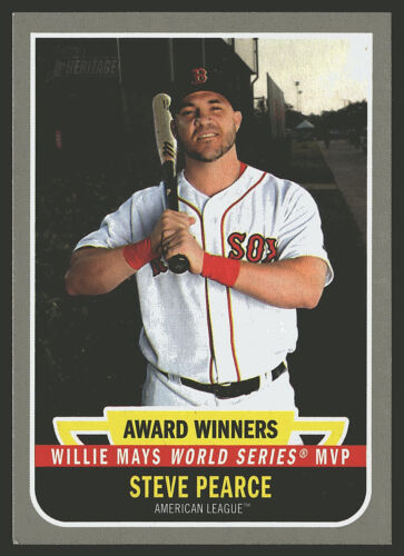 2019 Topps Heritage #AW-7 Steve Pearce Award Winners | eBay