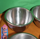 Vintage TWA Oneida 4 Piece Stainless Steel Serving Food Airline Bowls ...