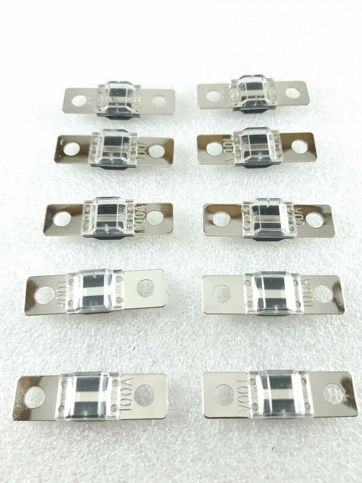 10pc x 100A MIDI Fuses to suit Dual Battery or Solar Bolt Down ANS Fuse ...