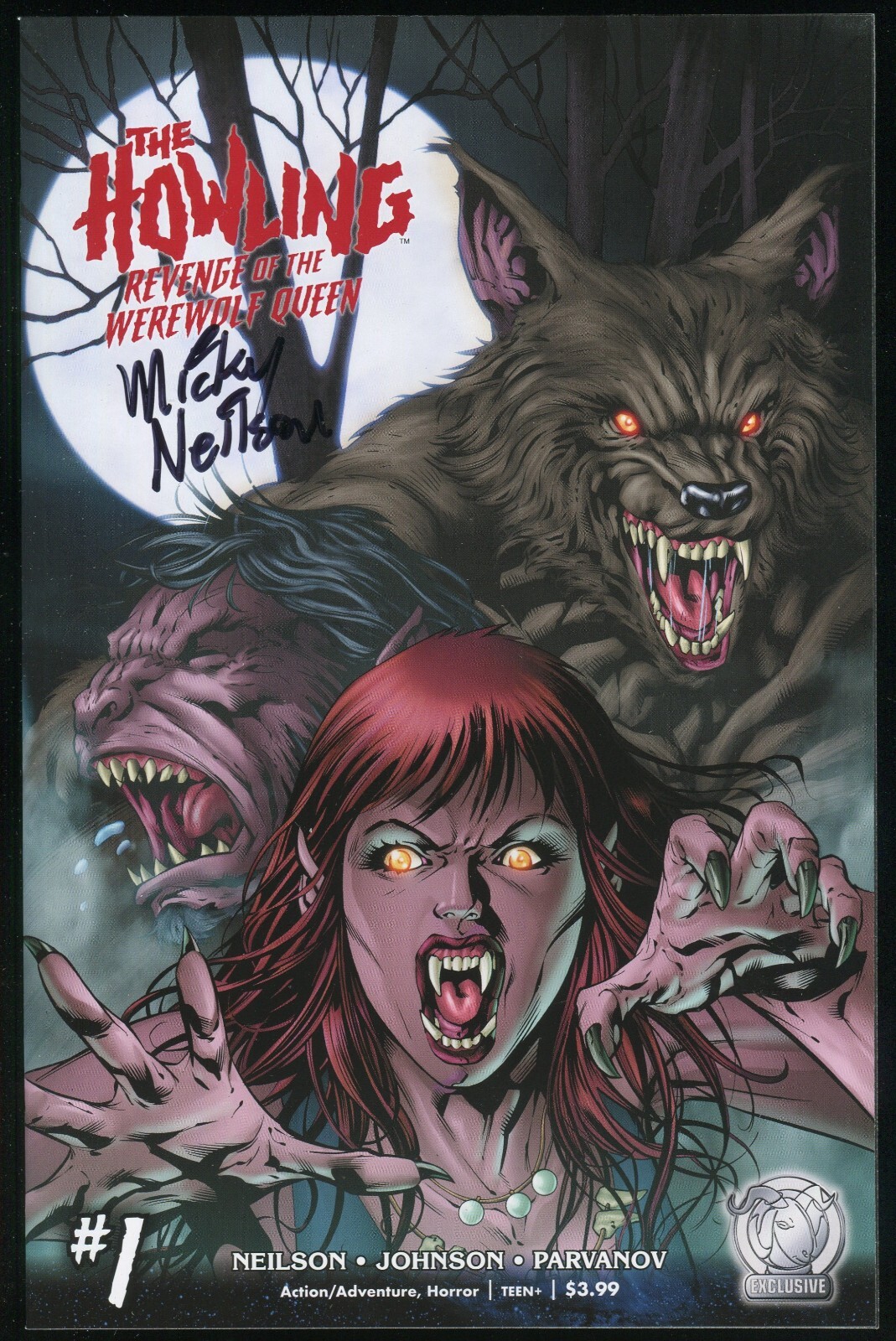 Howling Revenge of the Werewolf Queen Variant Comic 1 Signed Horror ...