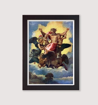 Ezekiel's Vision by Raphael Framed Renaissance Art Print Religious Wall ...