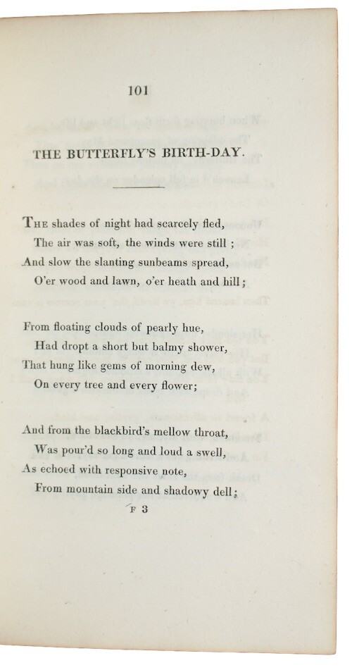 1820 POEMS FOR YOUTH WILLIAM ROSCOE Poetry Verse LIVERPOOL 1st Edition ...