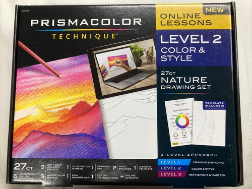 NEW Prismacolor Technique LEVEL 2 Color & Style 27 PC SET +ONLINE ...