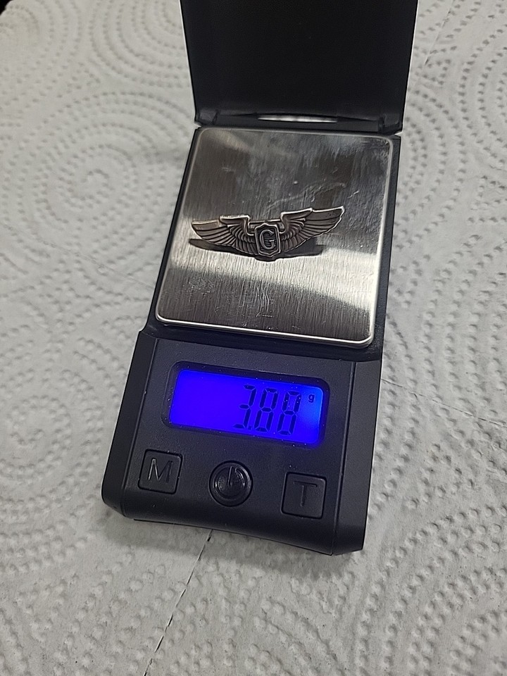 WWII US ARMY AIR FORCES GLIDER PILOT WINGS BADGE STERLING 1.5 inc | eBay