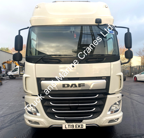 2019 DAF CF 410 6 X 2 CLASS 2 RIGID 26 TONNE HIAB PALFINGER CRANE LORRY ...