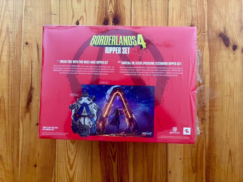 MASK + PUZZLE 500 pcs from BORDERLANDS 4 RIPPER SET LIMITED EDITION PS5 ...