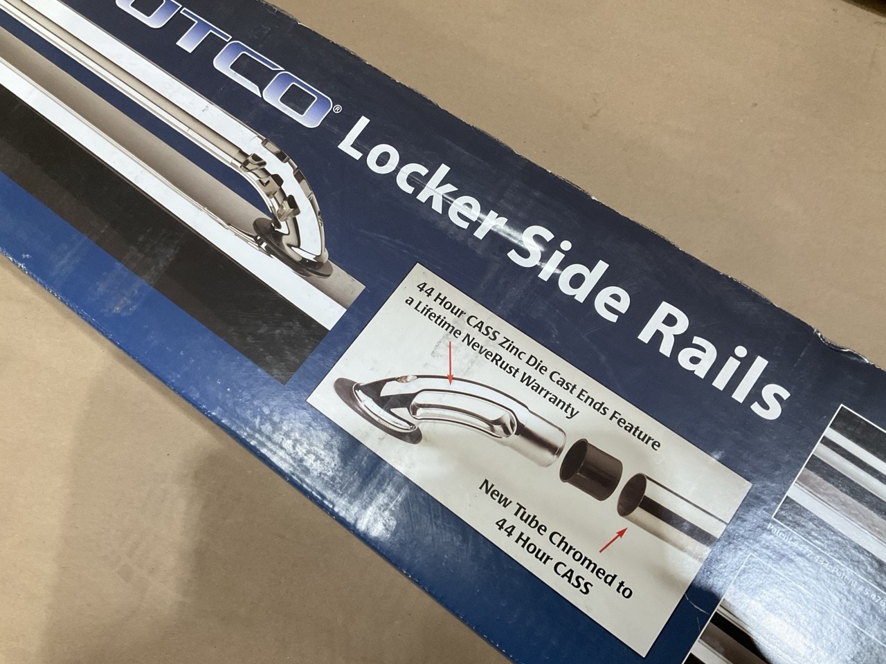 Putco 69812 Oval Locker Crossrail Truck Bed Side Rail For C/K Pickup W ...