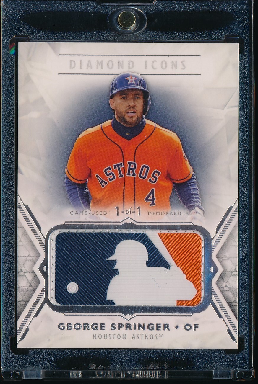 George Springer 2018 Topps Diamond Icons #AJPA-GS Autographed ...