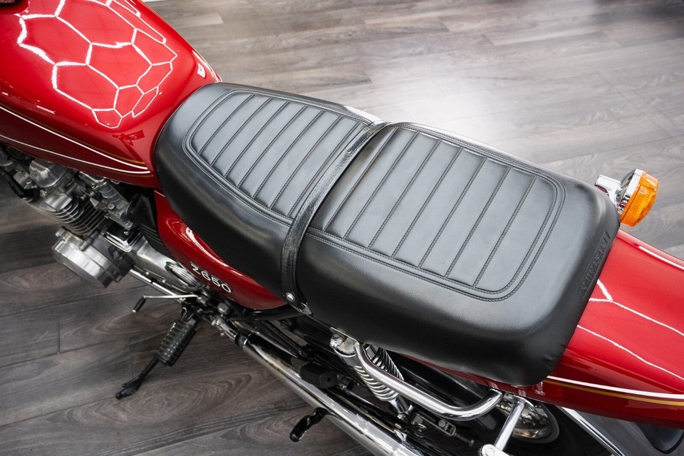 1978 KAWASAKI Z650 CLASSIC MOTORCYCLE 'CANDY SUPER RED' ONLY 2-OWNERS ...