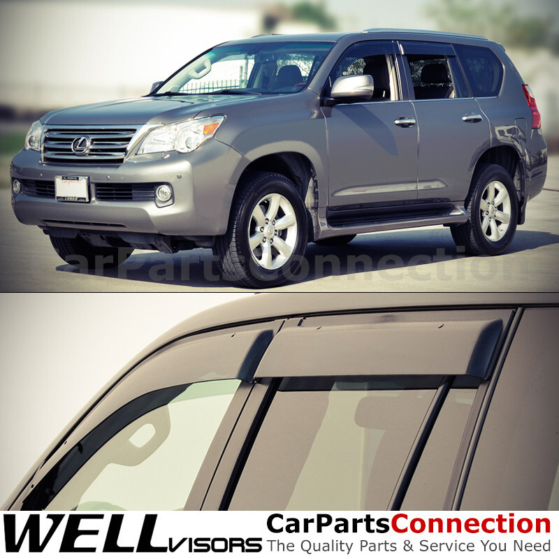 WellVisors Window Visors 10-23 Lexus GX460 Sun Visors Deflectors | eBay