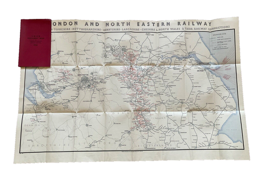1936 LNER Collieries Railway Map Linen Backed. | eBay UK